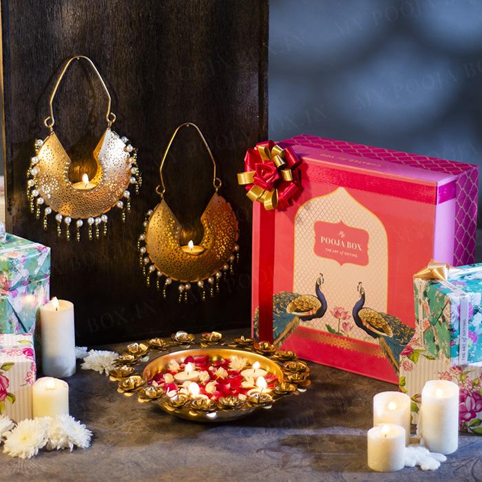 Buy Luxury Puja Boxes, Diwali, Karwa Chauth, Ganesh Chaturthi, Rakhi
