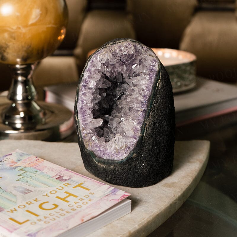 Buy Amethyst Healing Raw Cluster/ Geode Online in India - Mypoojabox.in