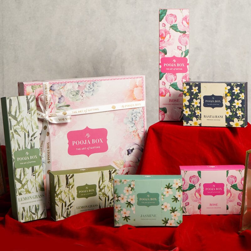 Buy Premium Scented Incense Gift Box Online in India - Mypoojabox.in