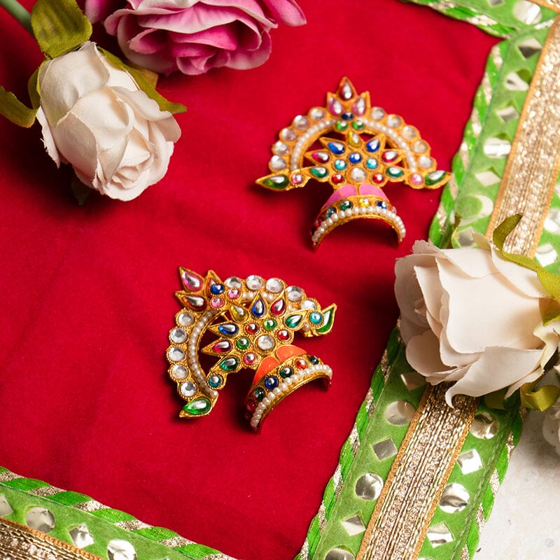 Buy Appealing Laddu Gopal Mukut Online in India - Mypoojabox.in