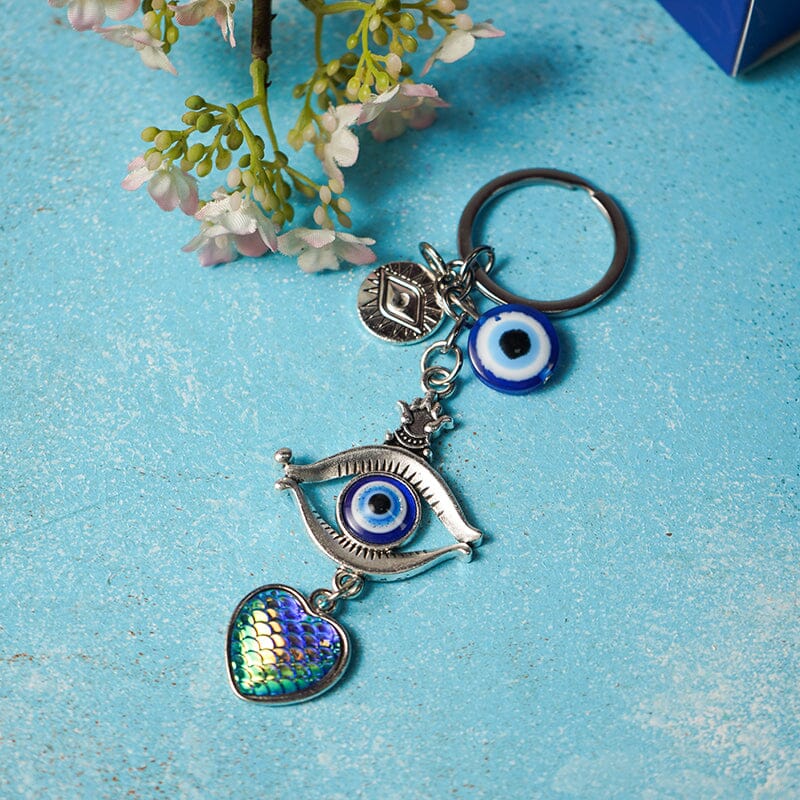 Buy Guardian Gaze Evil Eye Keyring - Online in India - My Pooja Box