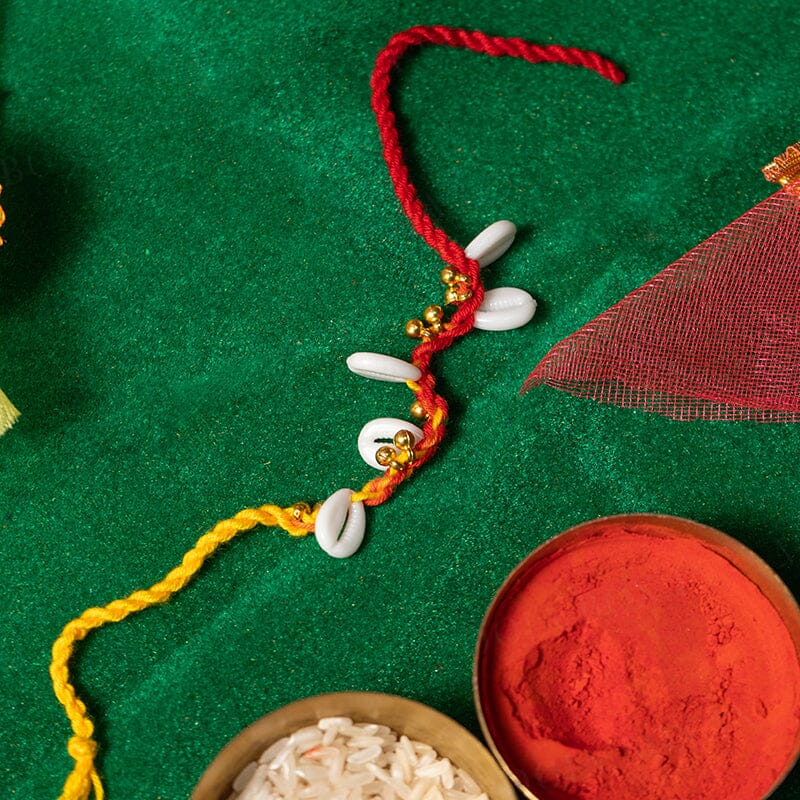 Buy Yellow & Red Moli For Wedding Online in India - Mypoojabox.in