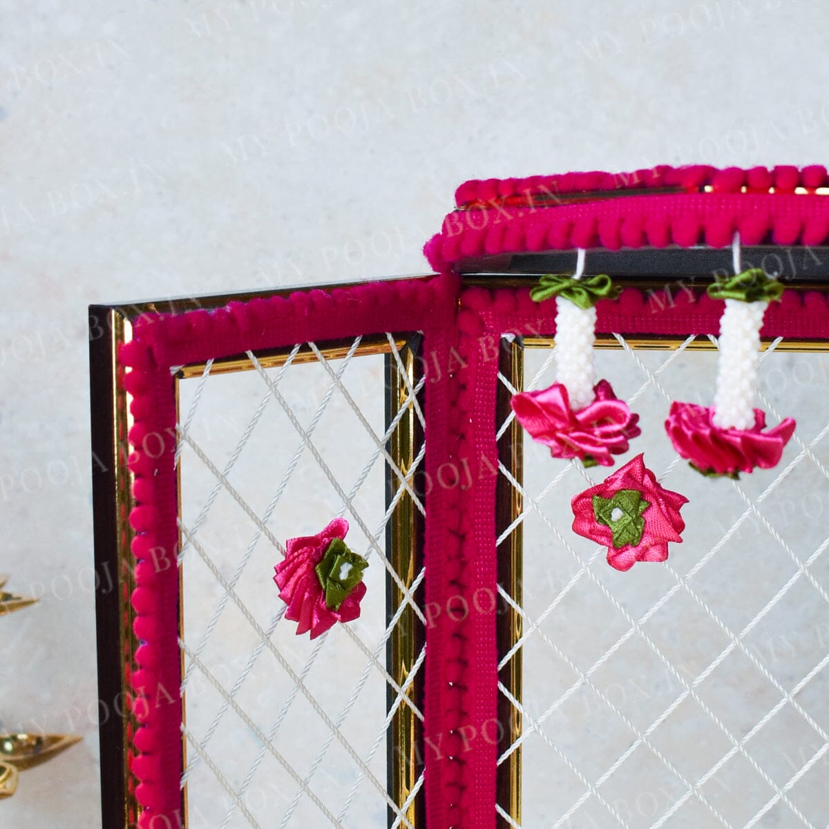 Buy Large Incredible Phool Bangla Backdrop Online in India - Mypoojabox.in