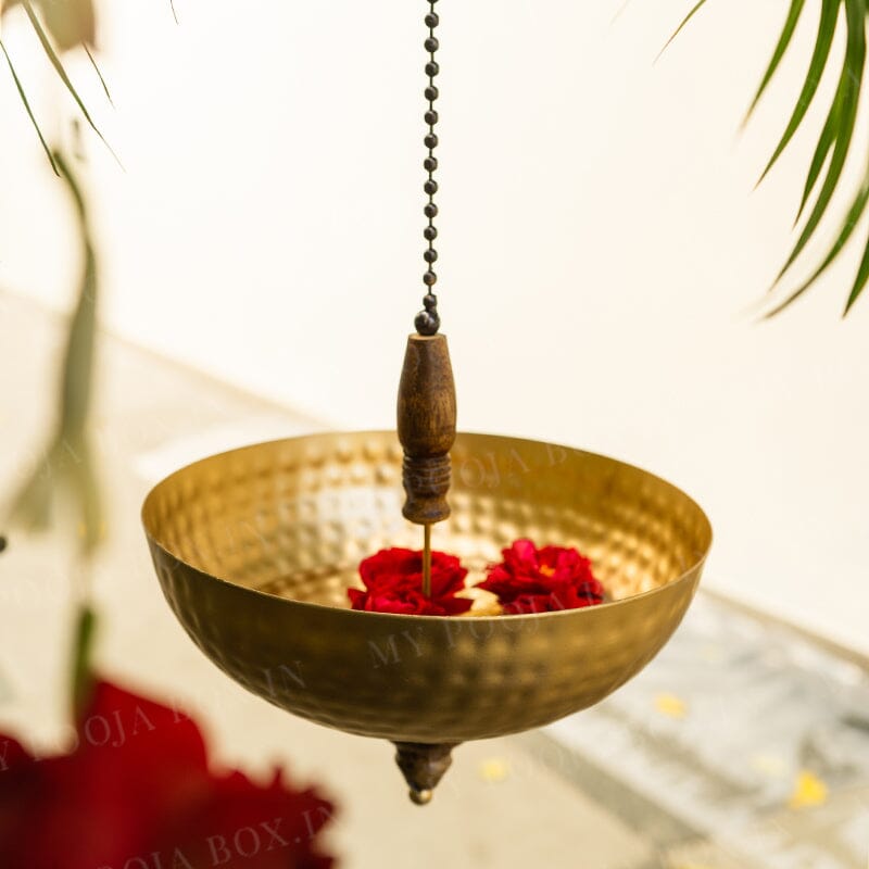 Buy Handcrafted Antique Hanging Urli - Online in India - My Pooja Box