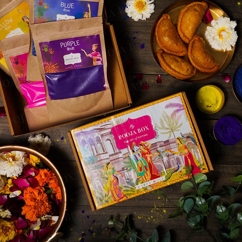 Holi Buy Natural, Organic Holi Colours, Holi Gifts Hampers India