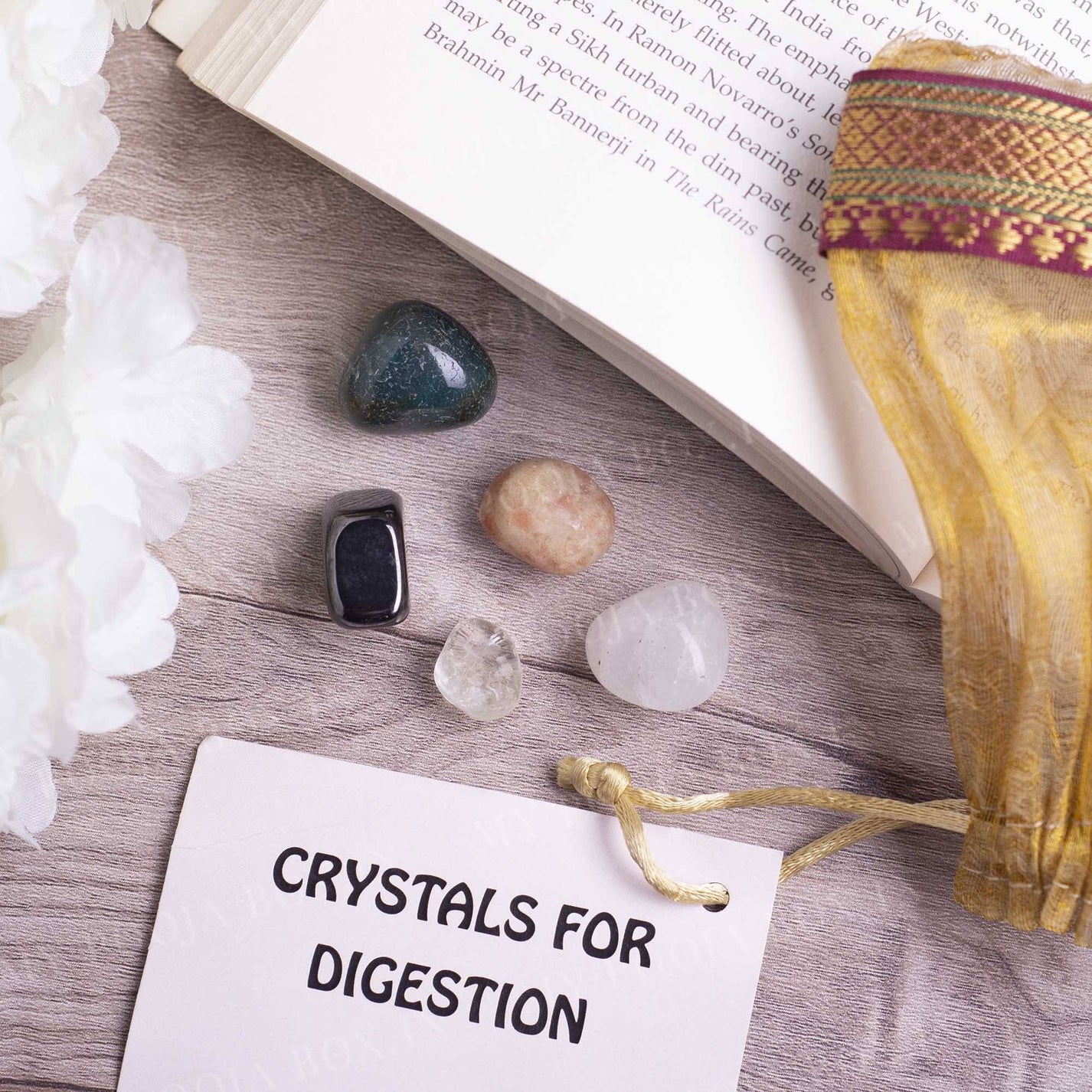 Buy Digestion Crystal Healing Tumble Stone Set Online in India ...