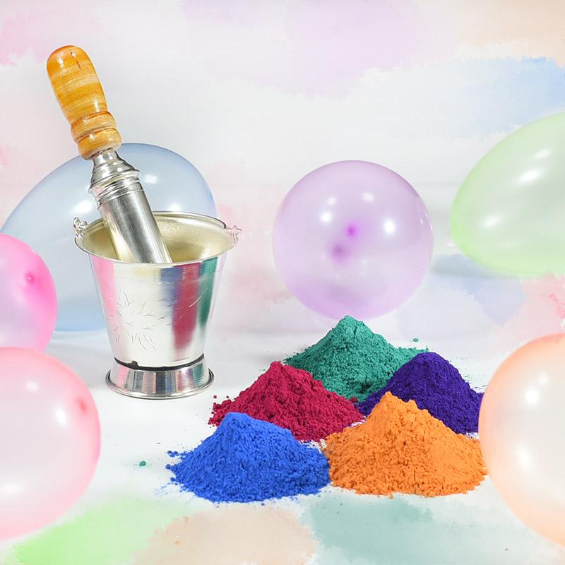 Buy My Silver Herbal Gulaal/Color Holi Box Online in India - Mypoojabox.in