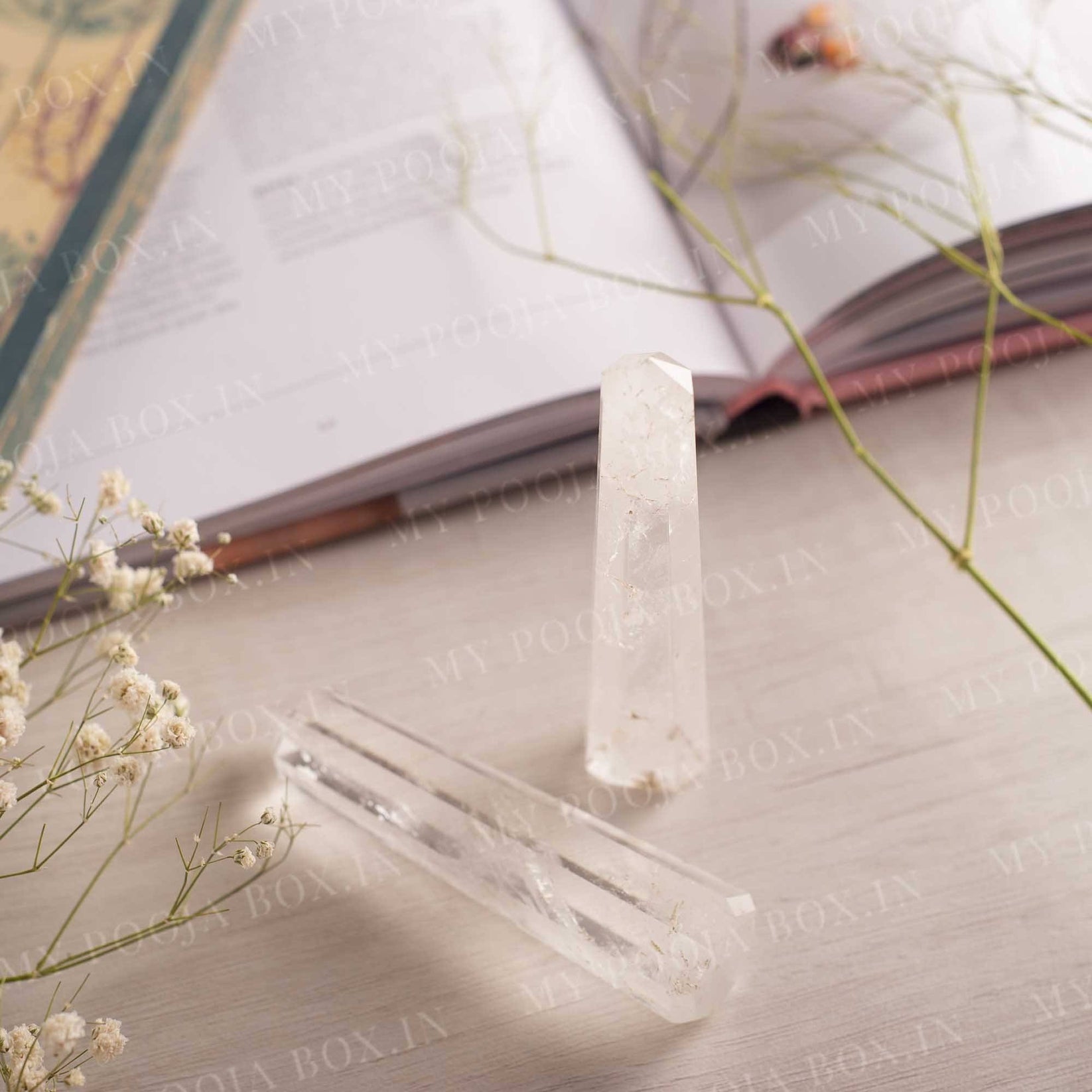 Buy Clear Quartz Tower/Pencil (Set of 2) | The Universal Crystal Online ...