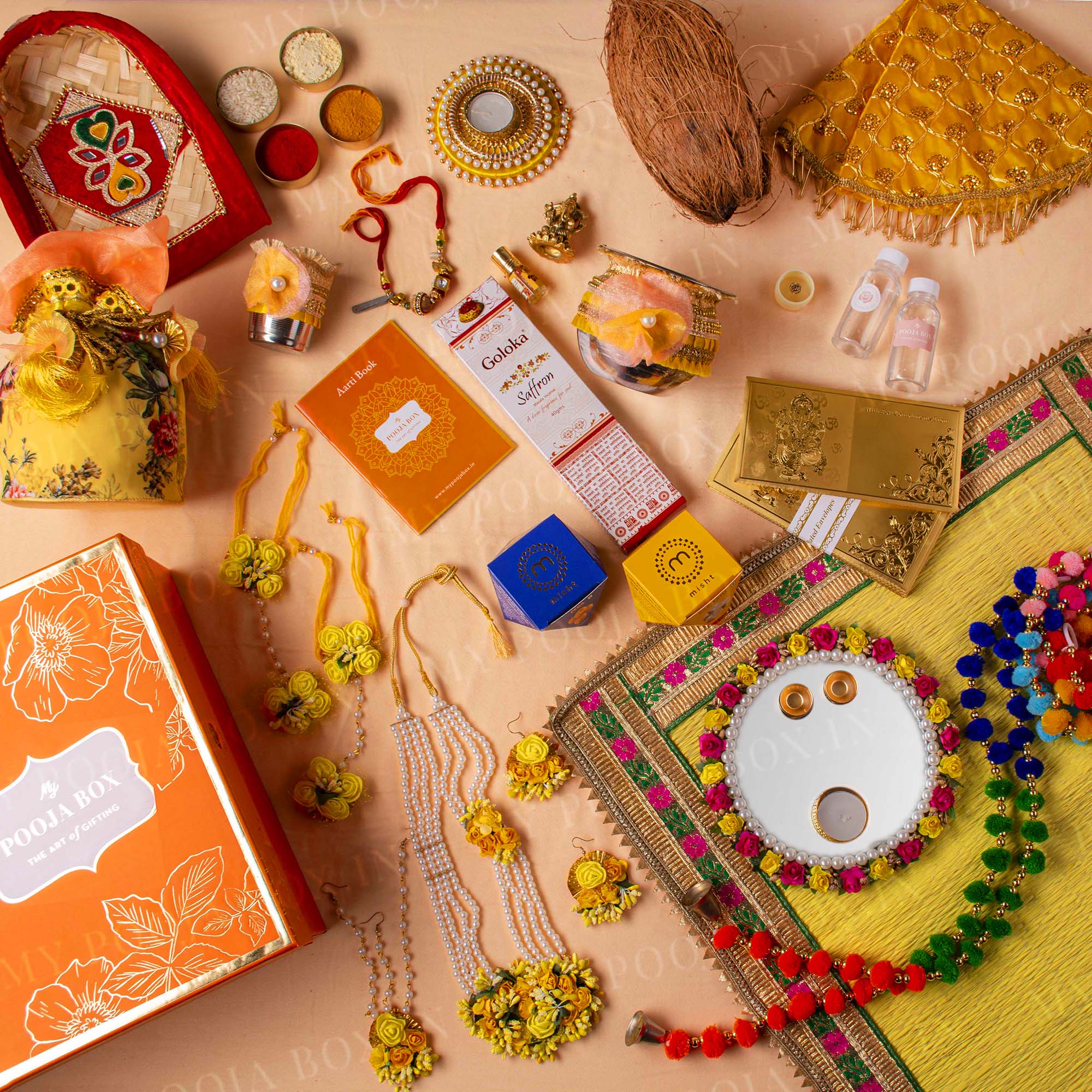 Buy My Haldi Box (For Bride) Online in India - Mypoojabox.in
