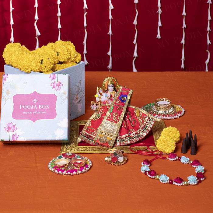 Buy My Divine Navratri Pooja Box Online in India - Mypoojabox.in
