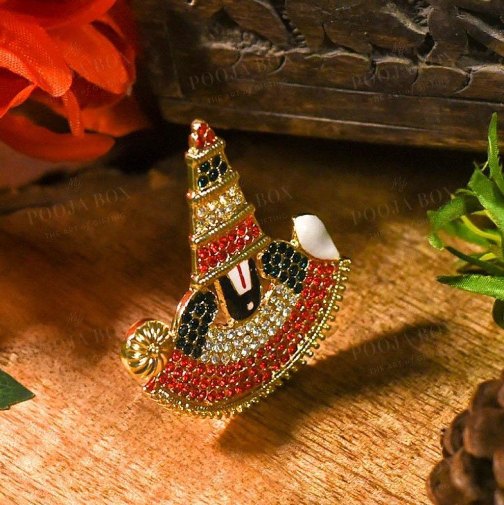Buy Diamond Studded Tirupati Balaji Sri Venkateswara Swami Statue ...