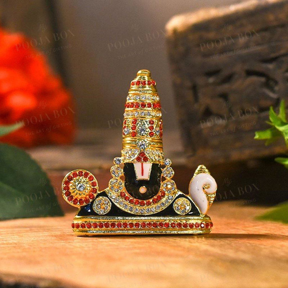 Buy Diamond Studded Tirupati Balaji Sri Venkateswara Swami Statue ...