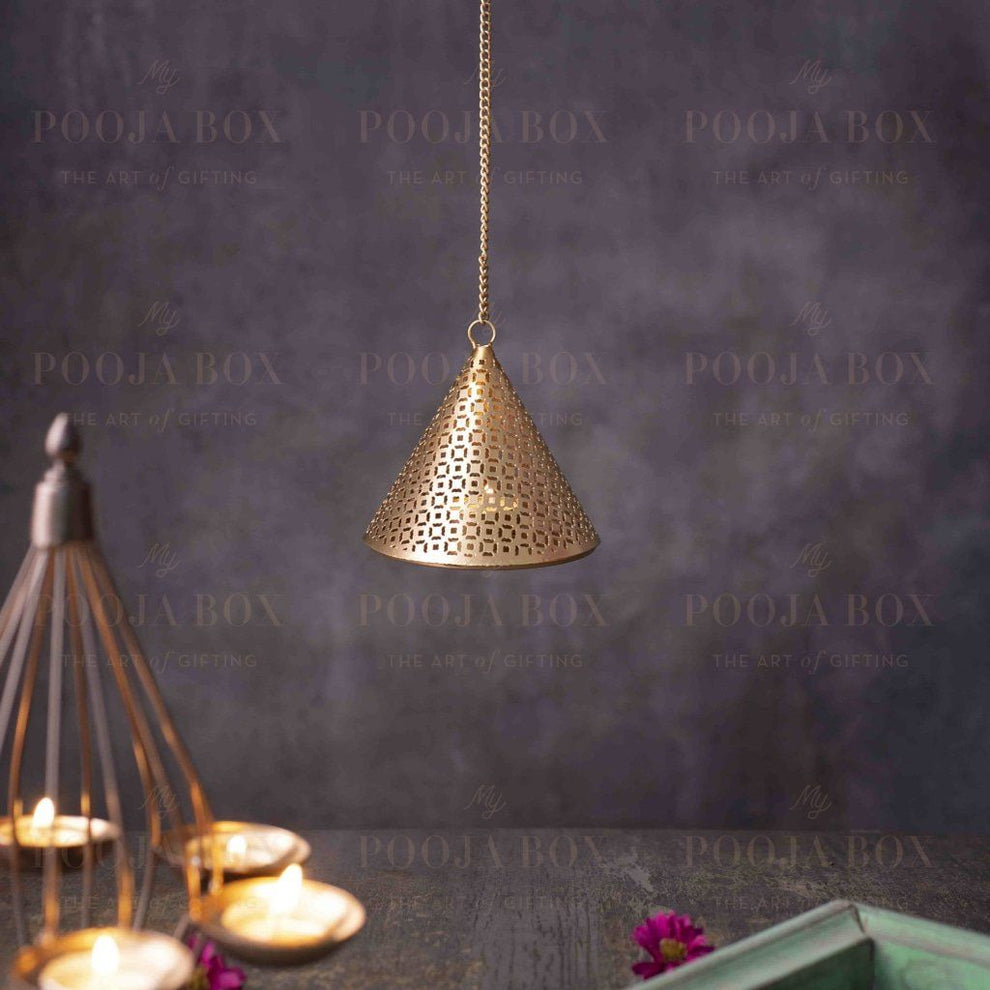 Buy Handcrafted Makhruti Hanging T-light Holder Online in India ...