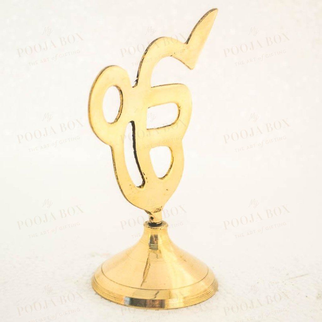 Buy Ik Onkar (Brass) Online in India - Mypoojabox.in